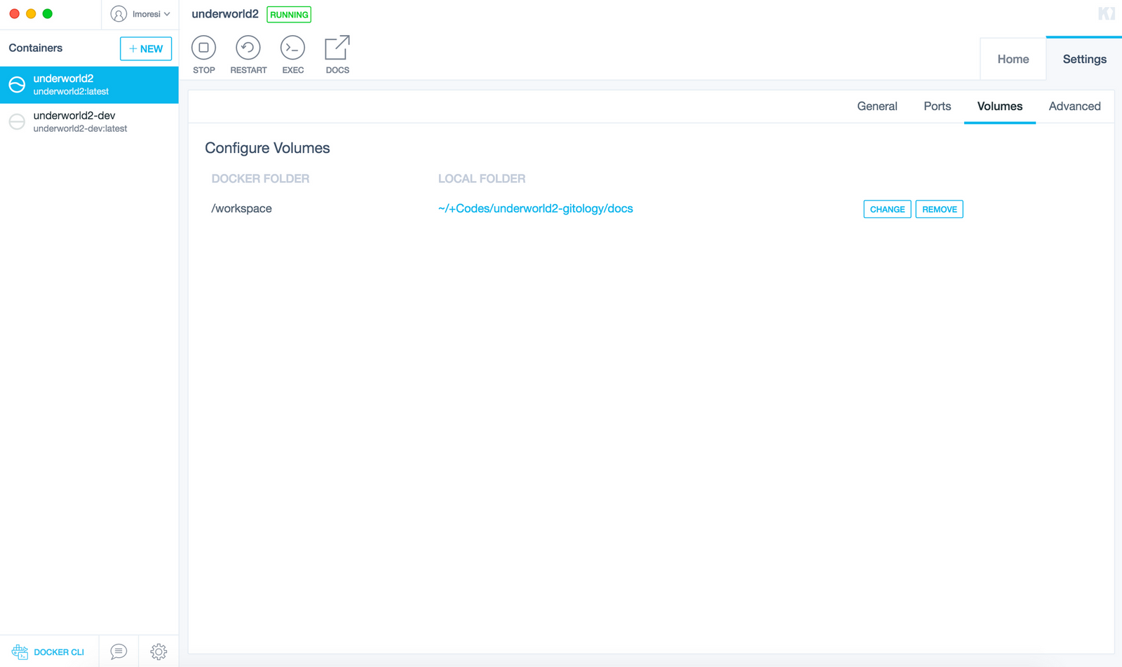 Underworld and Docker (part 2)